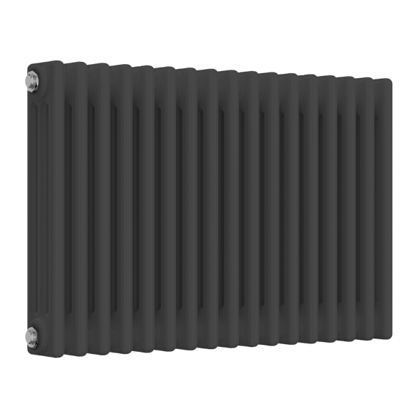 Reina Colona Horizontal 3 Column Radiator in Anthracite Finish – www ...